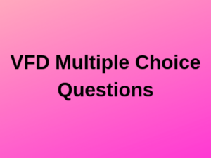 100 Top VFD Multiple Choice Questions and Answers - Nhlink.net